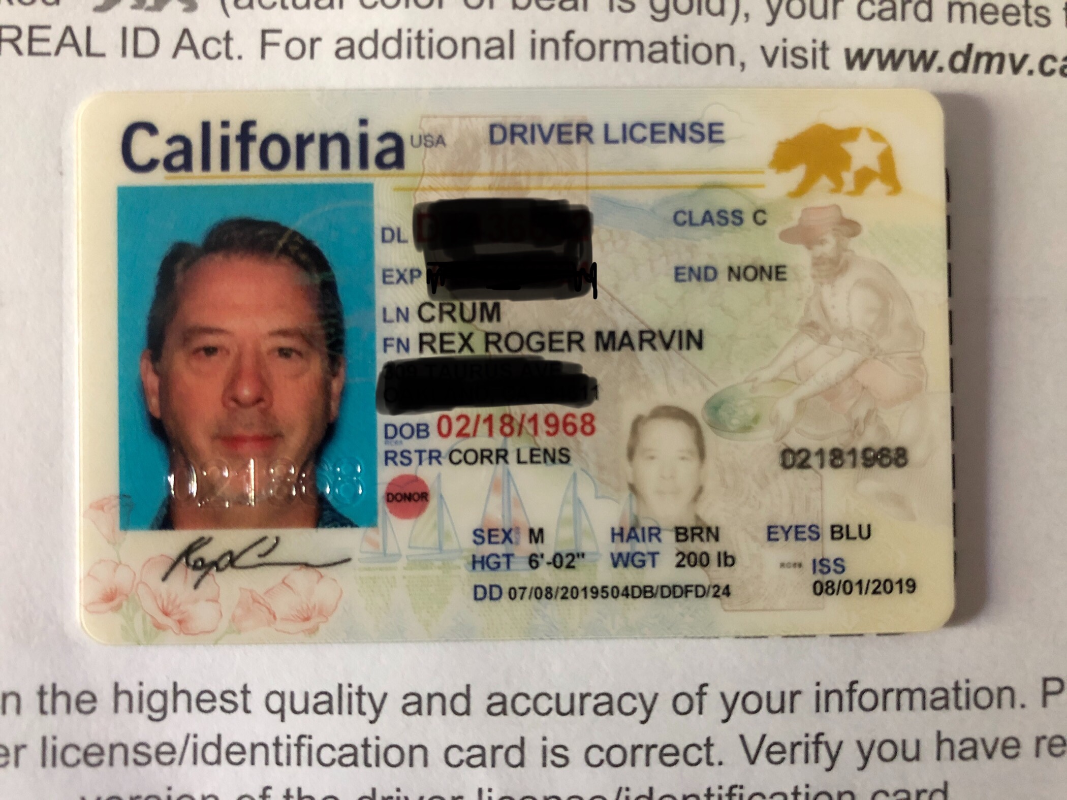 A Really Long Wait For A Real ID – REX CRUM